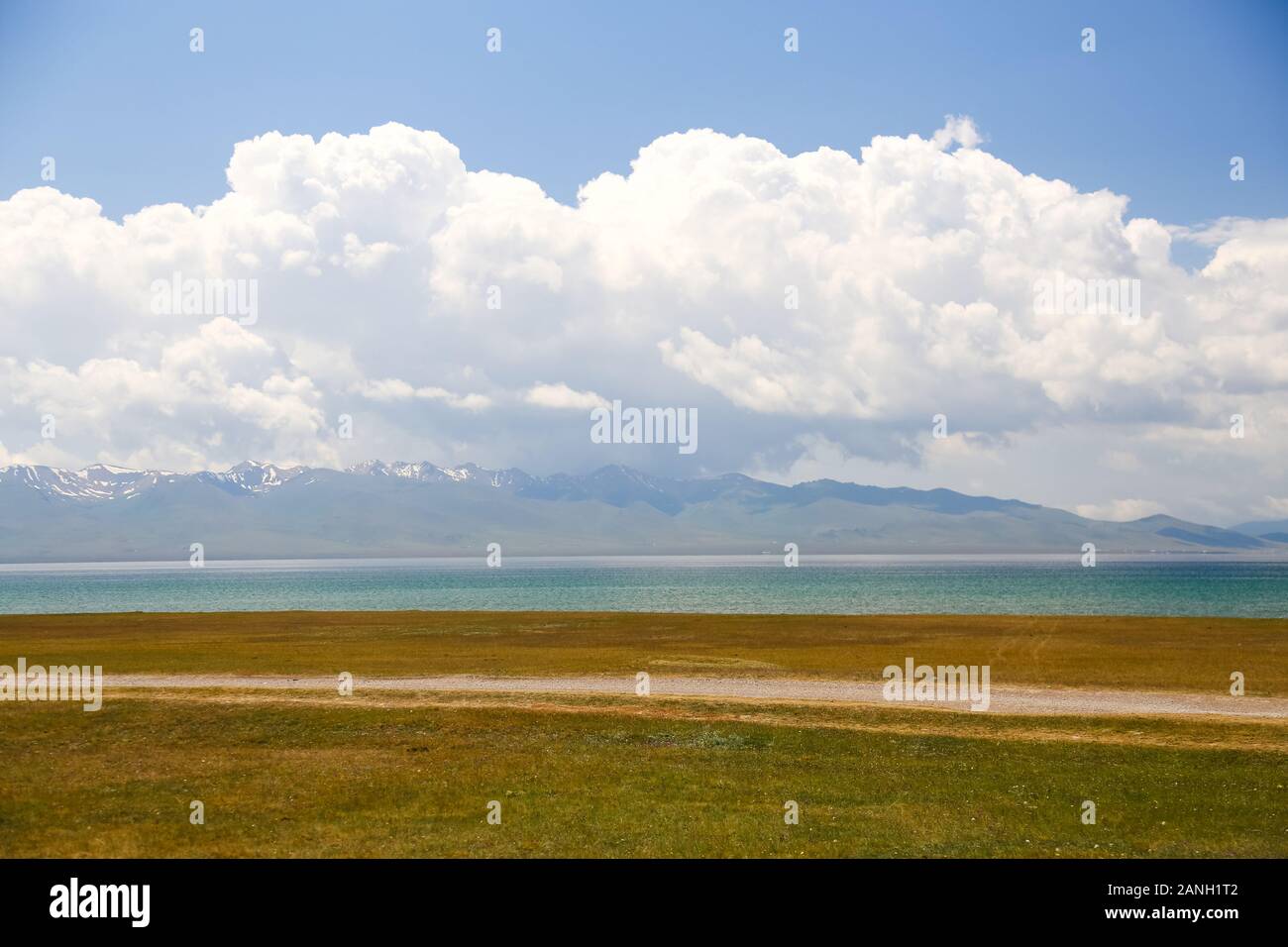 Region of Song Kol lake in Kyrgyzstan Stock Photo - Alamy