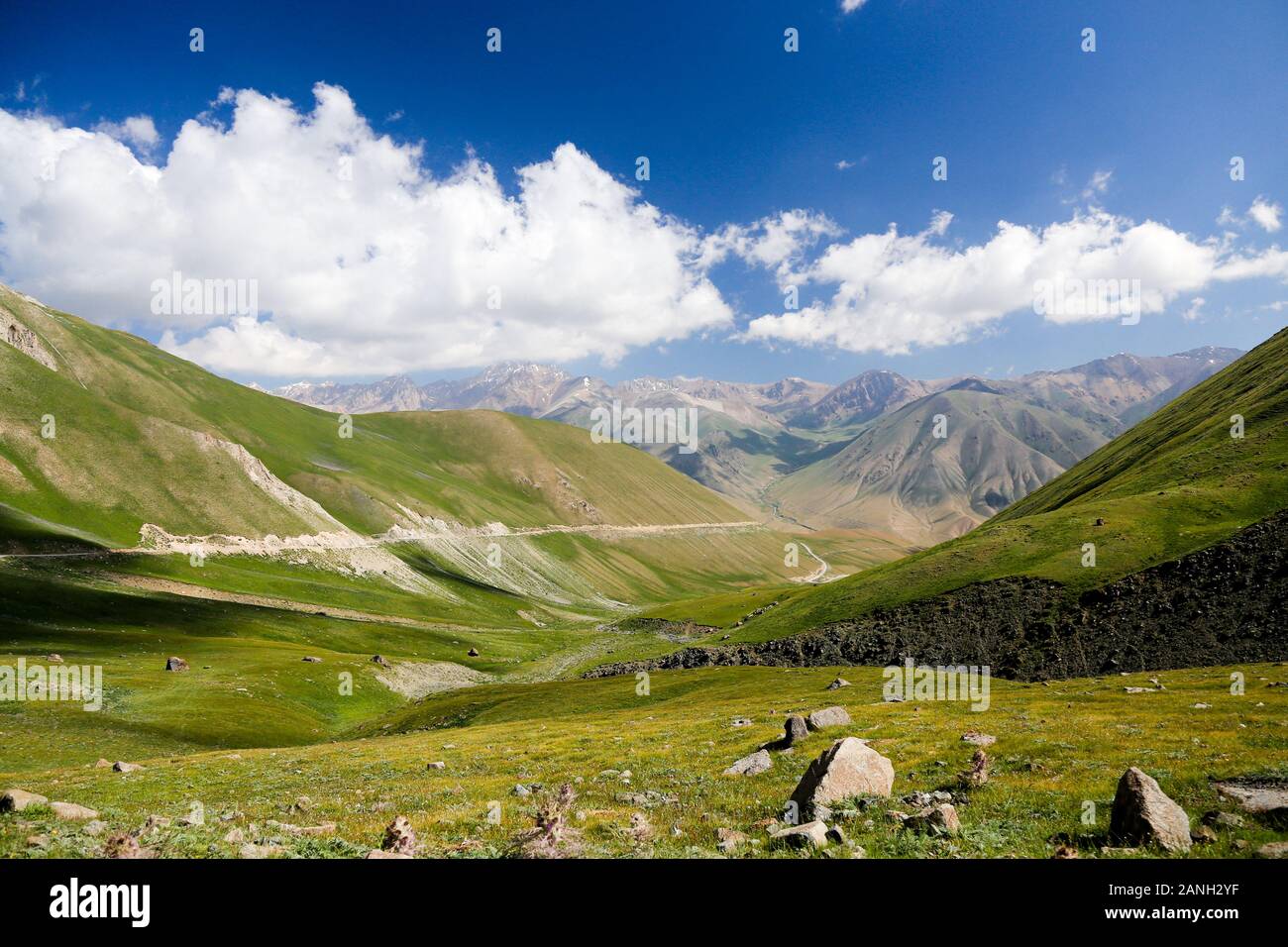 Tian Shan Mountains in eastern Kyrgyzstan near Kochkor Stock Photo - Alamy