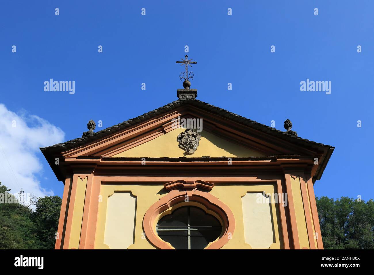Chappel of Santa Maria Addolorata at Sacro Monte above the village of ...