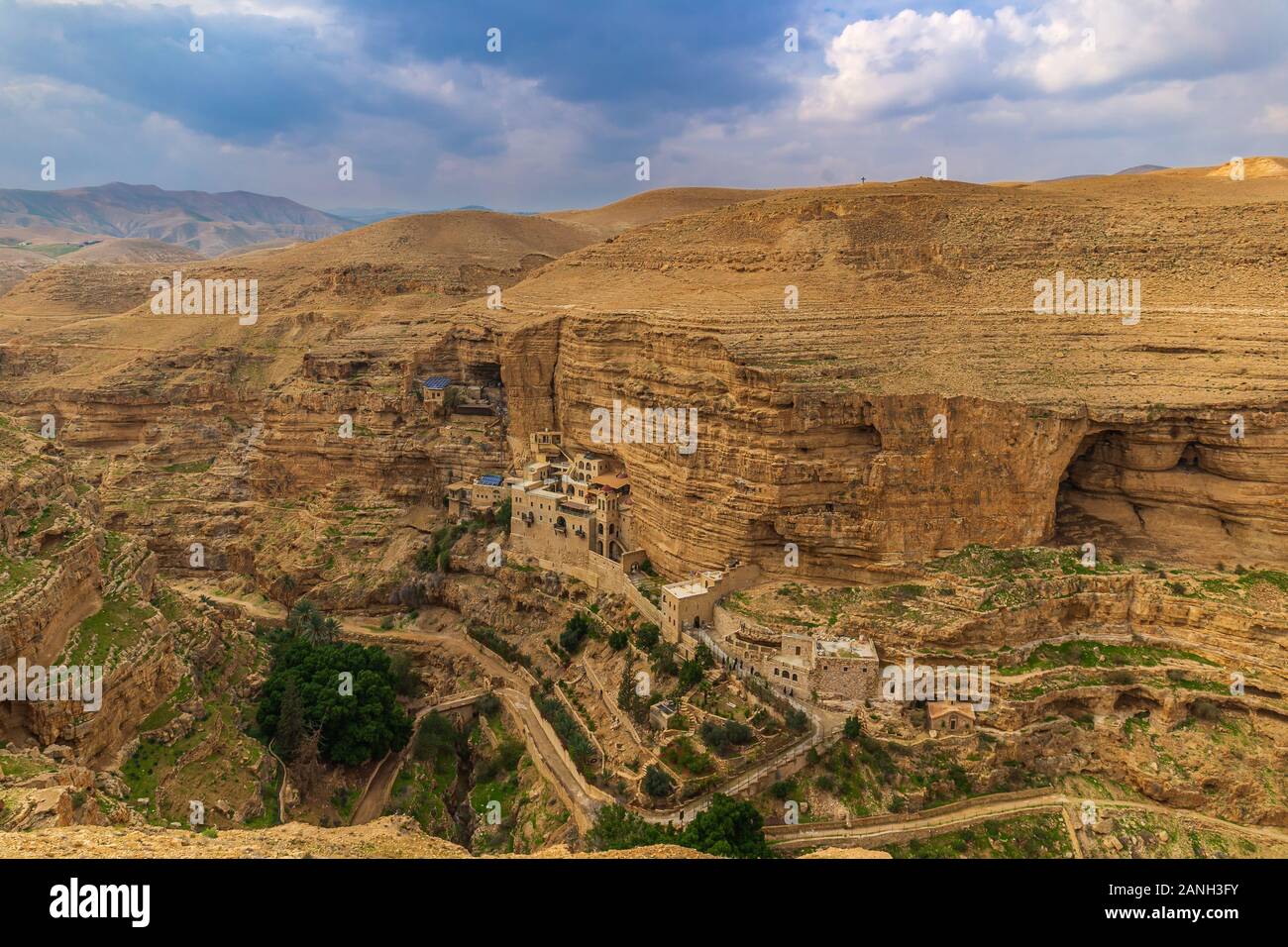 St. George Orthodox Monastery in the Wadi Qelt, Israel Stock Photo - Alamy