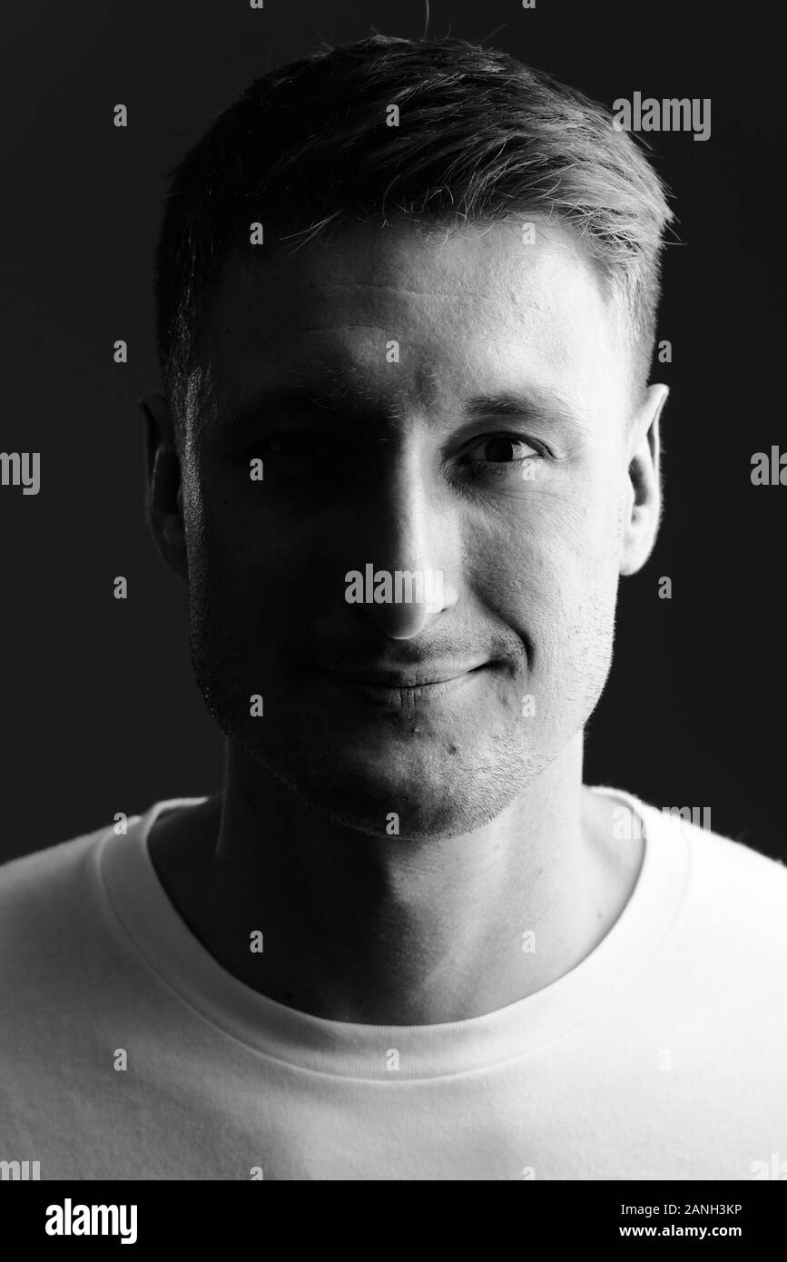 Young attractive model in Black and White Stock Photos & Images - Alamy