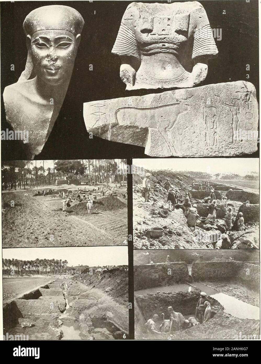 Meydum and Memphis (III) . QUARTZITE SANCTUARY OF AAHMES WITH PORTRAIT ...