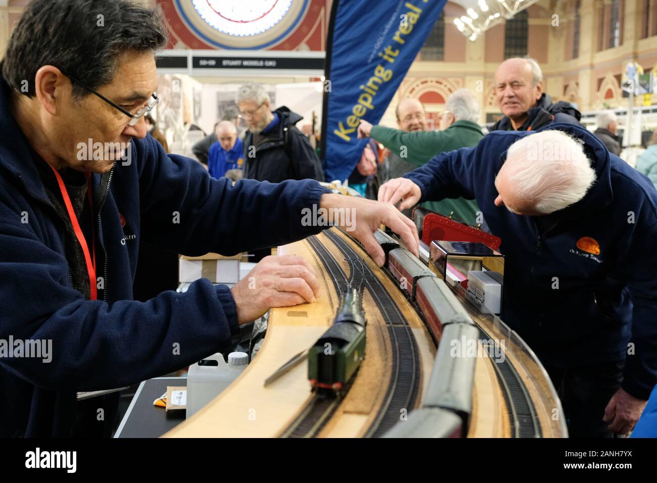 Alexandra palace, London, UK. 17th January 2020. The 24th London Model ...
