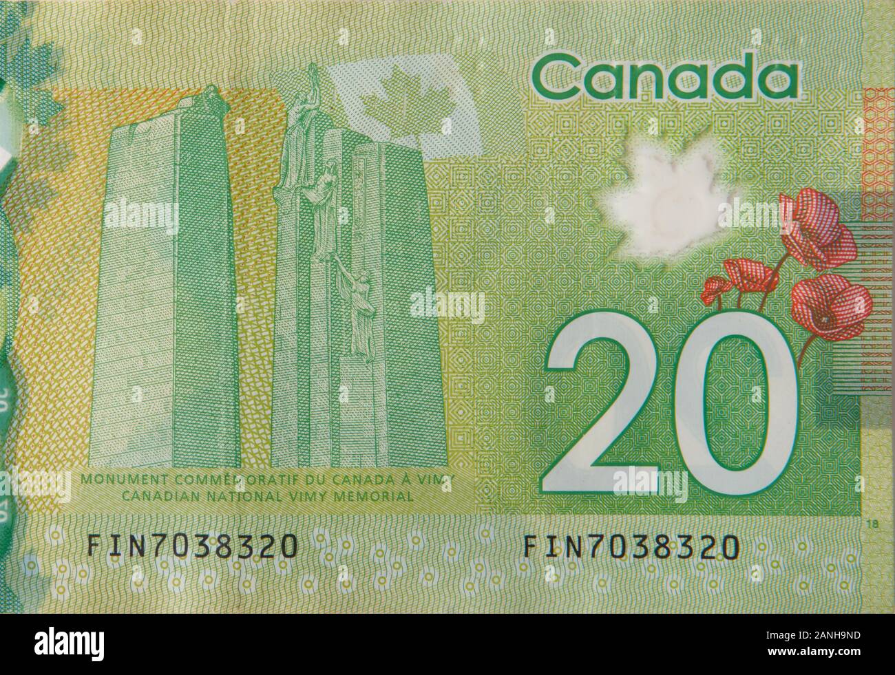 20 canadian dollar note hi-res stock photography and images - Alamy