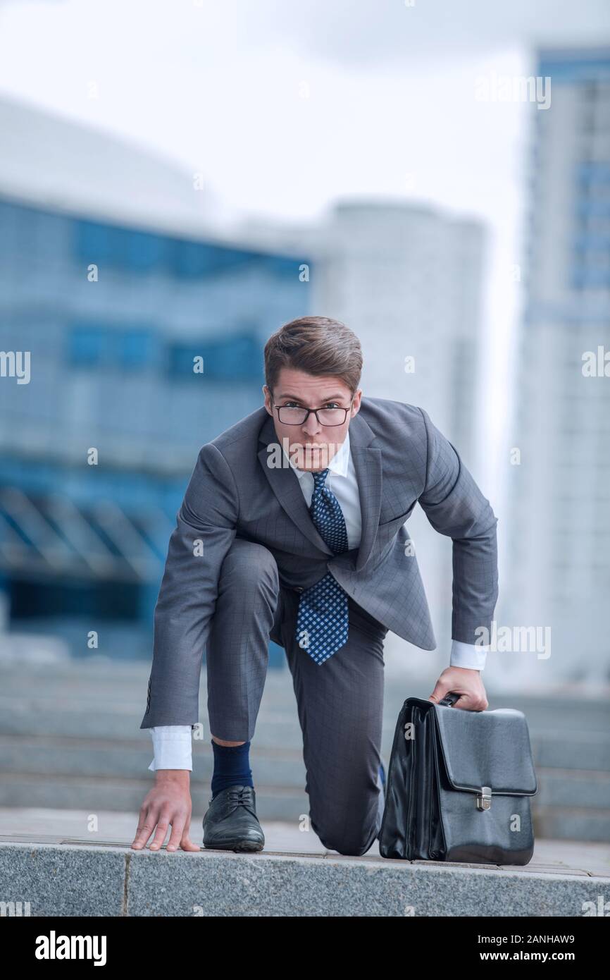 competitive business person is ready to start working Stock Photo - Alamy