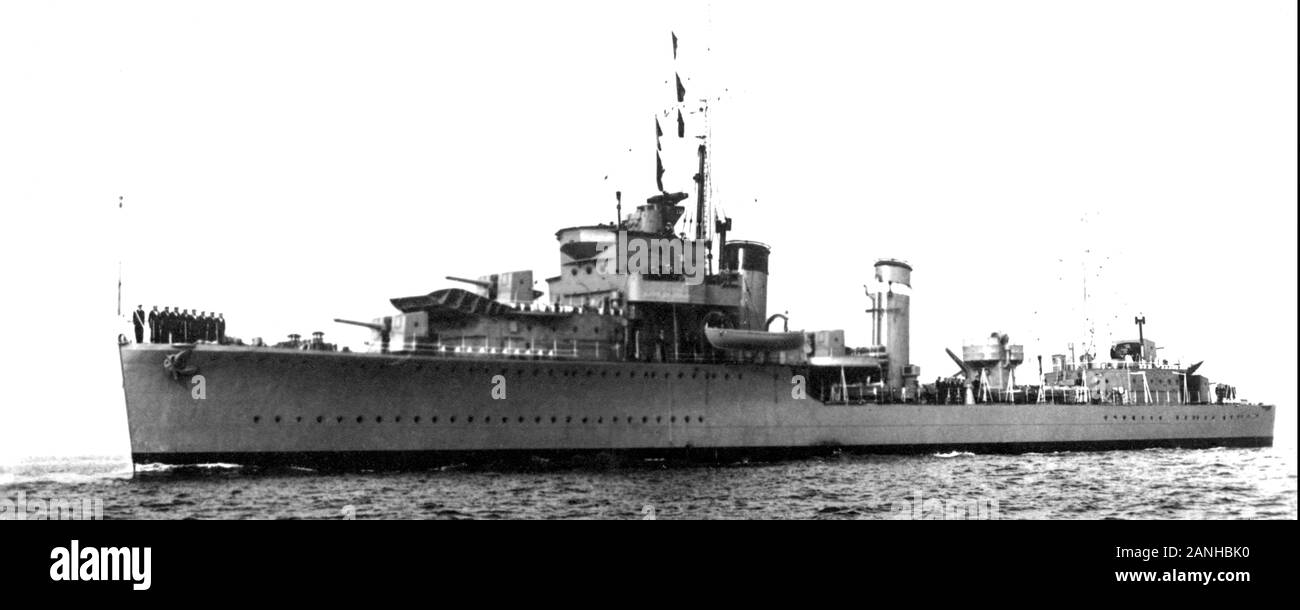 Hms exmouth an e class destroyer hi-res stock photography and images ...