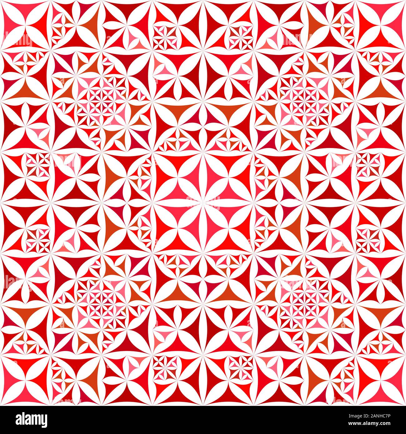 Red abstract seamless curved triangle kaleidoscope pattern wallpaper ...