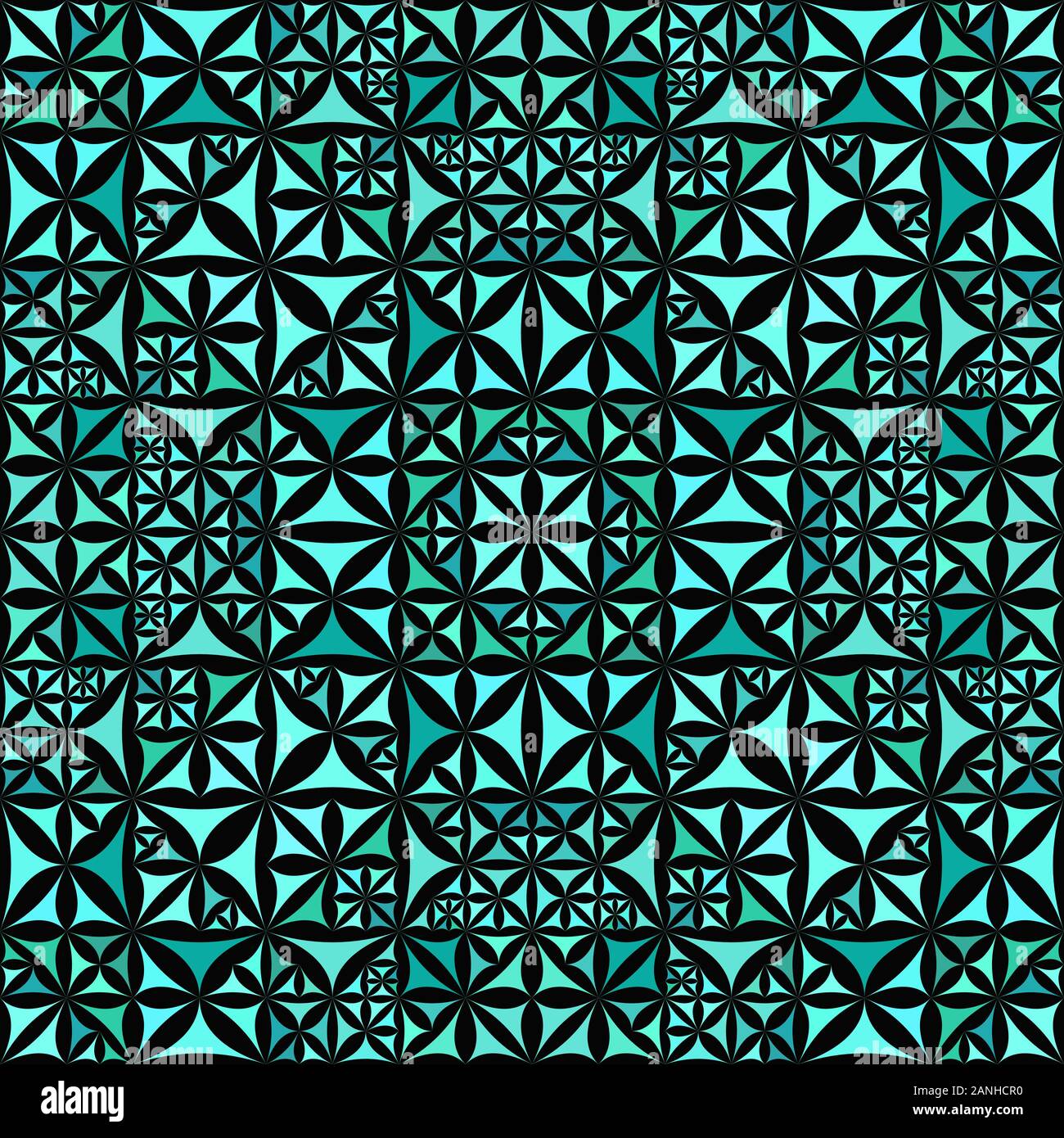 Turquoise Tribal Pattern