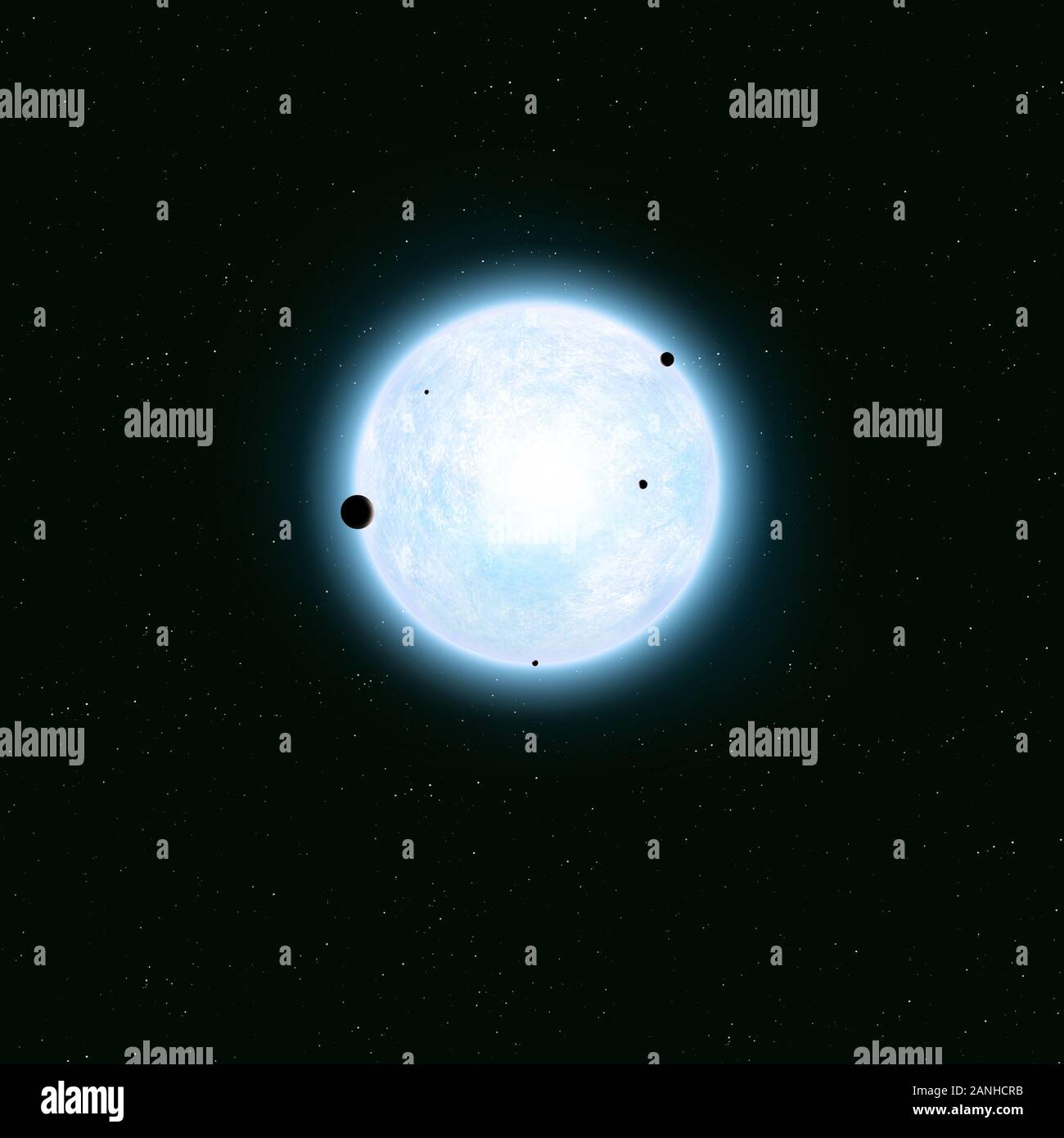 Blue Star From Space