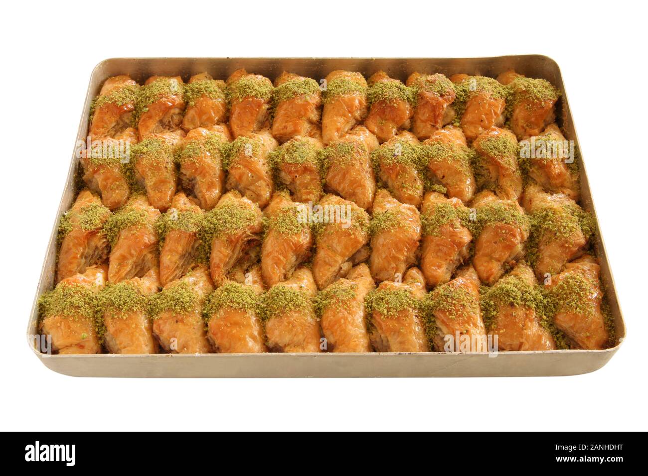 Delicious turkish baklava pistachios Cut Out Stock Images & Pictures ...