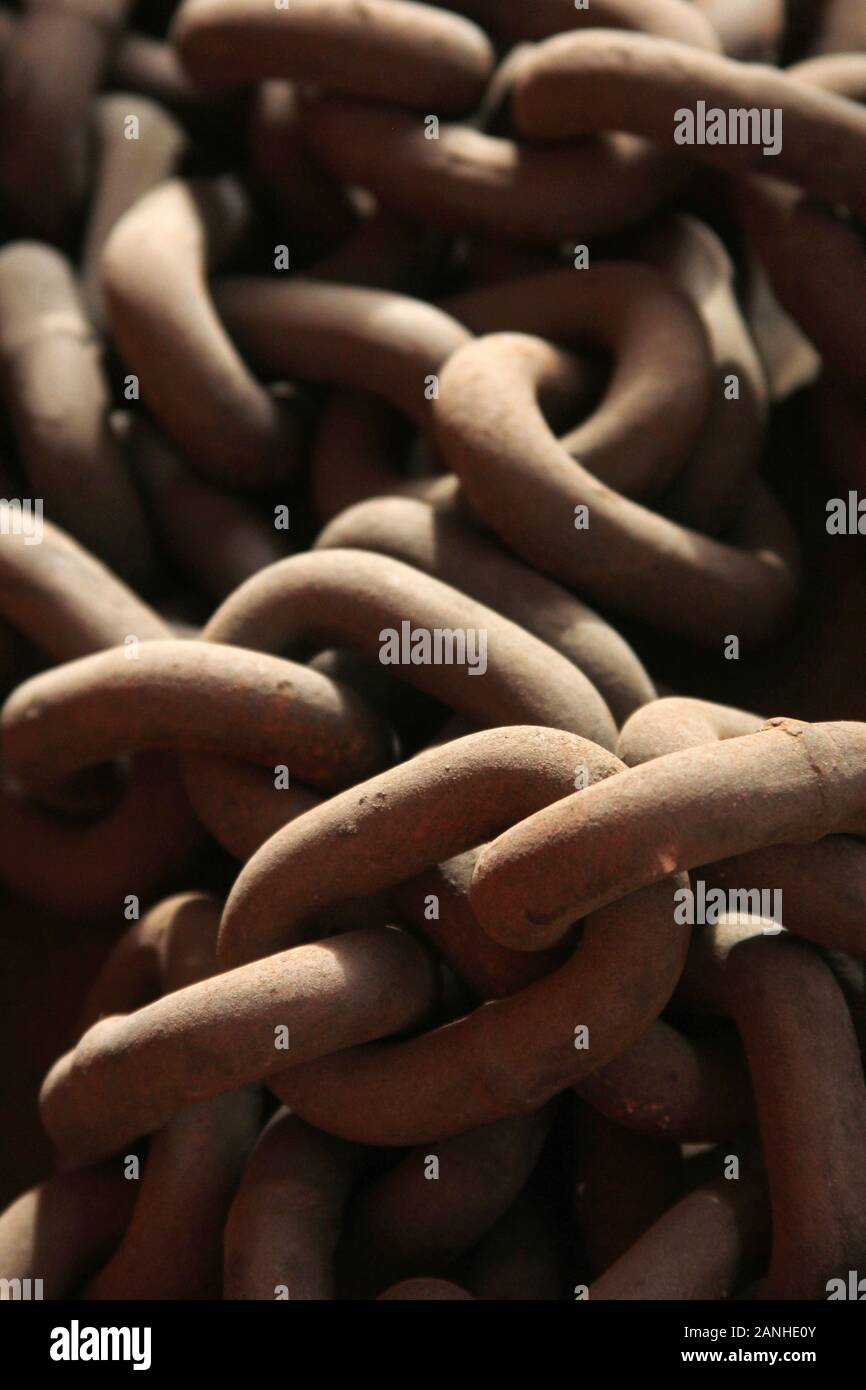Corroded Mooring Chain High Resolution Stock Photography and Images - Alamy