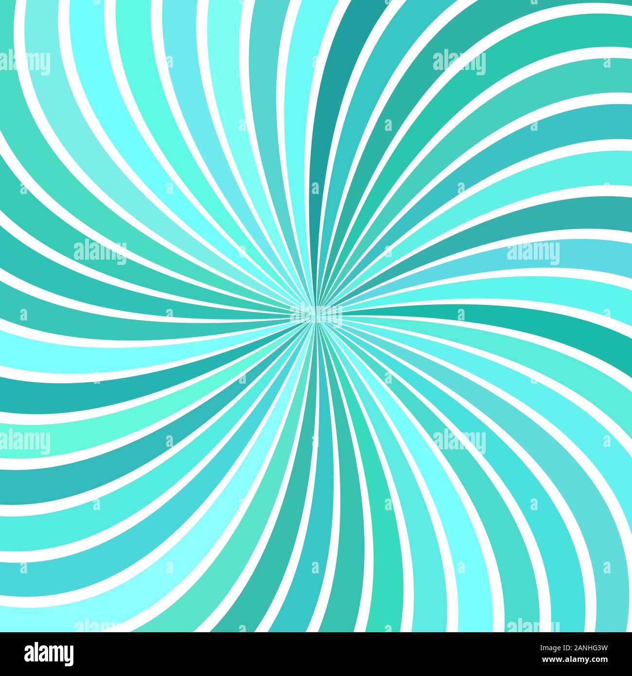 Psychedelic abstract spiral stripe background - vector curved ray ...