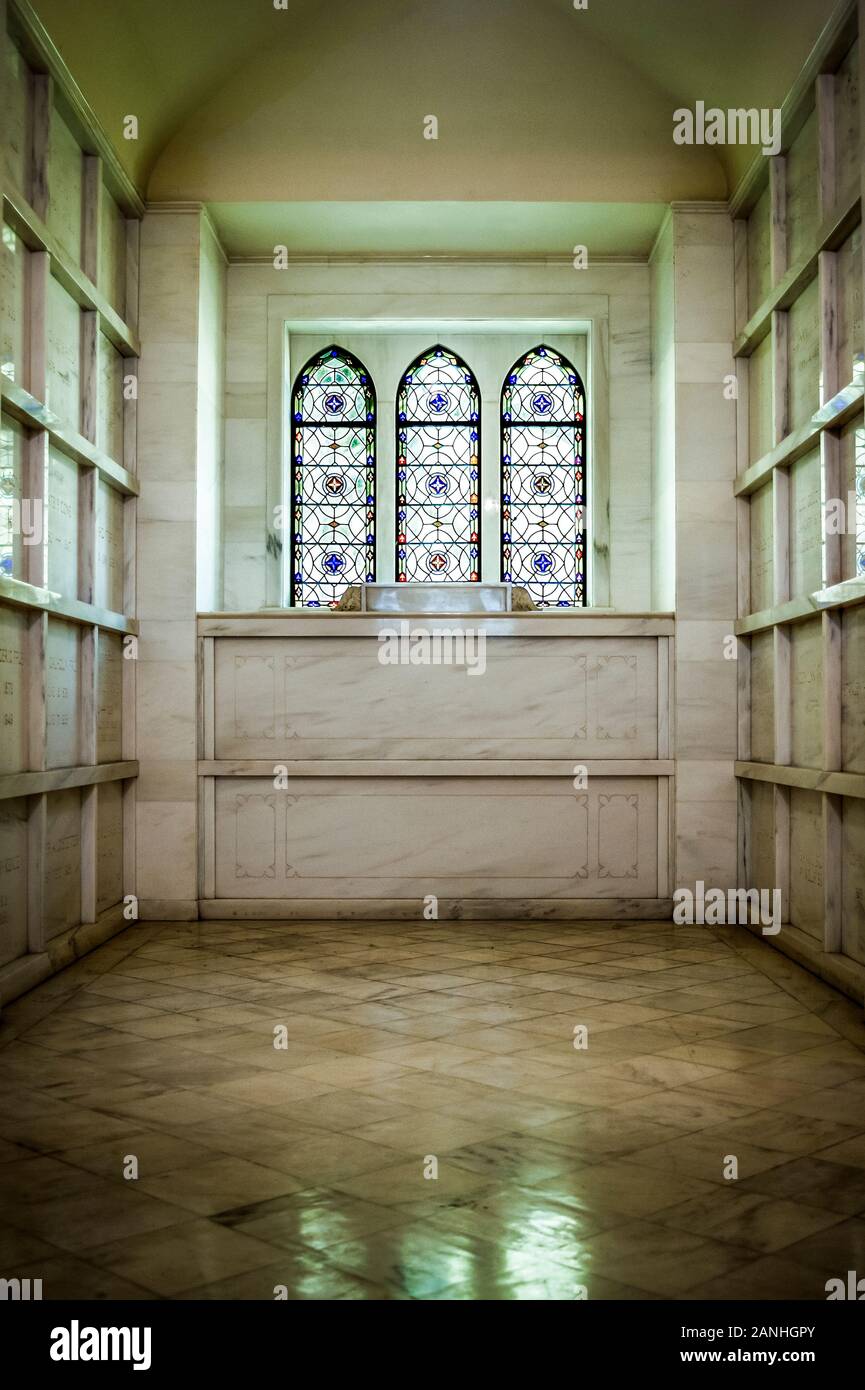 Wall crypt in a cemetery, Miami, Florida Stock Photo - Alamy