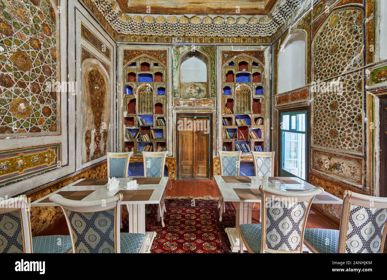 Ornate Decoration Inside an old Jewish home, Jewish decorated room ...