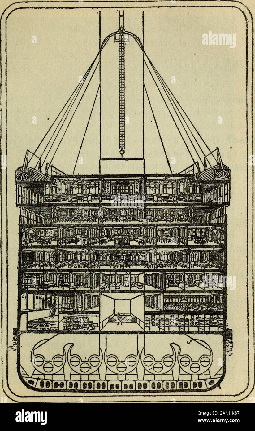 Titanic diagram hi-res stock photography and images - Alamy