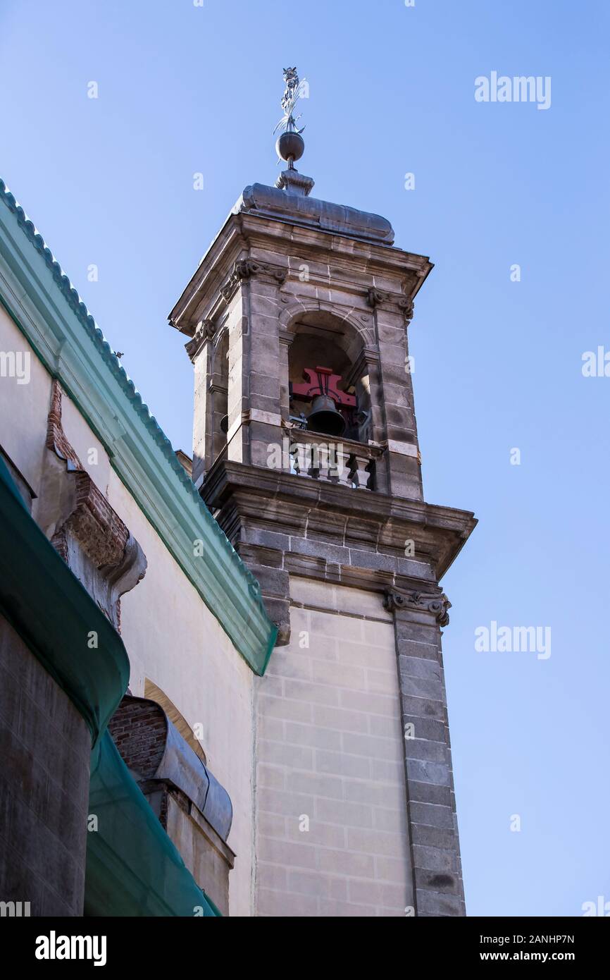 Elements of the architecture of Spain's capital city of Madrid Stock ...