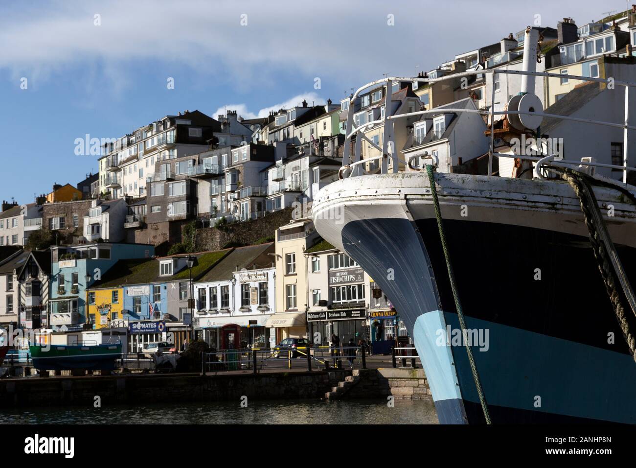 English fishing port of brixham hi-res stock photography and images - Alamy