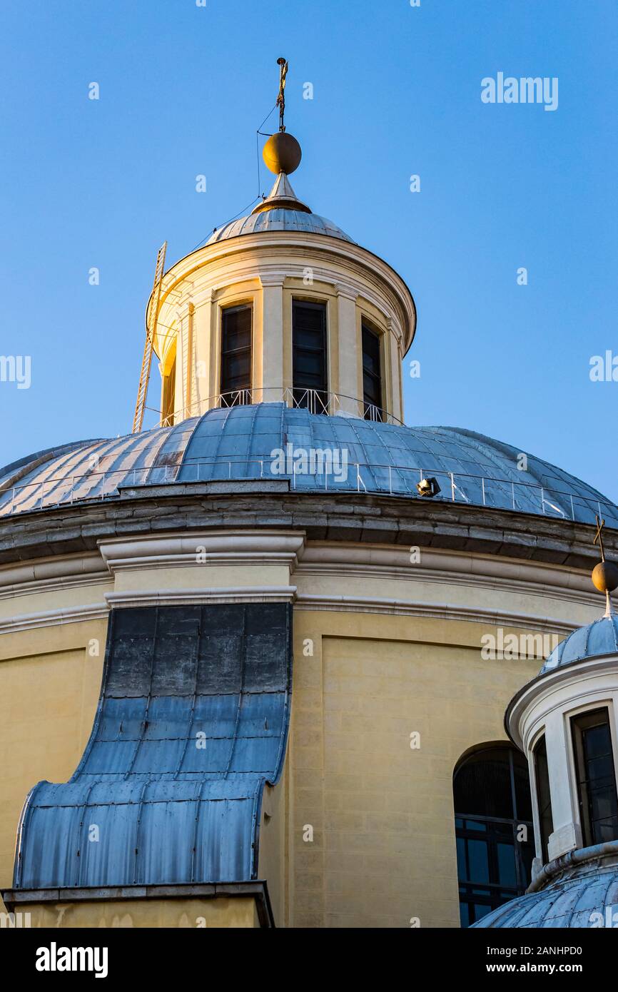 Elements of the architecture of Spain's capital city of Madrid Stock ...