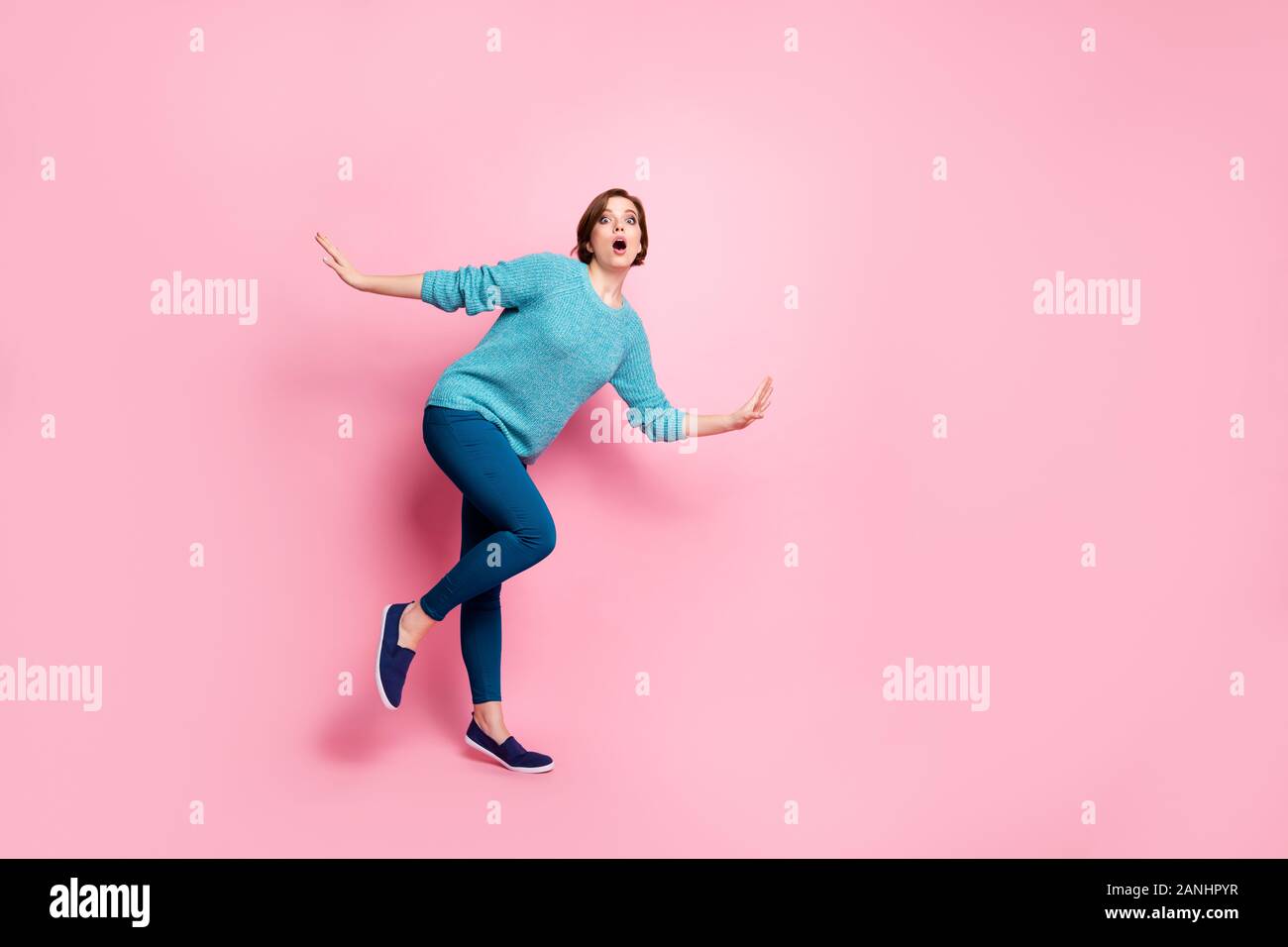 Full length body size view of her she nice attractive lovely funky ...