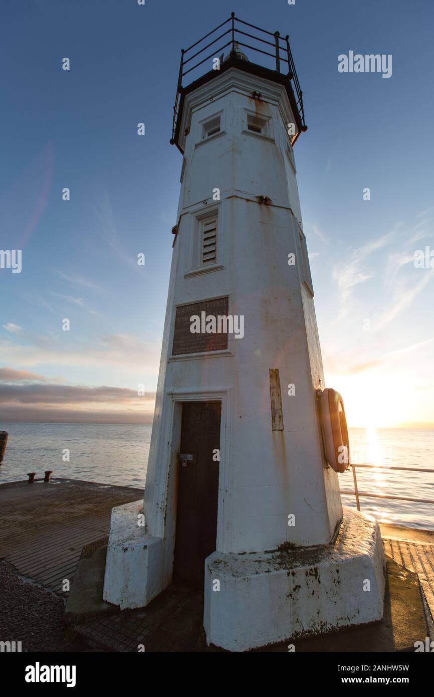 Town of Anstruther, Scotland. The late 19th century Thomas Chalmers ...