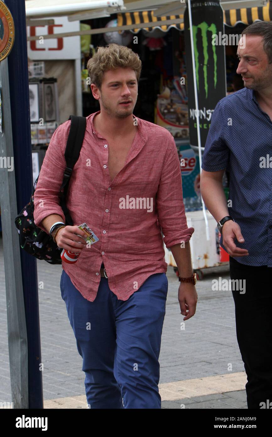 Steve Edge and Rob (Josh Bolt) father and son dawsons benidorm LUNCH ...