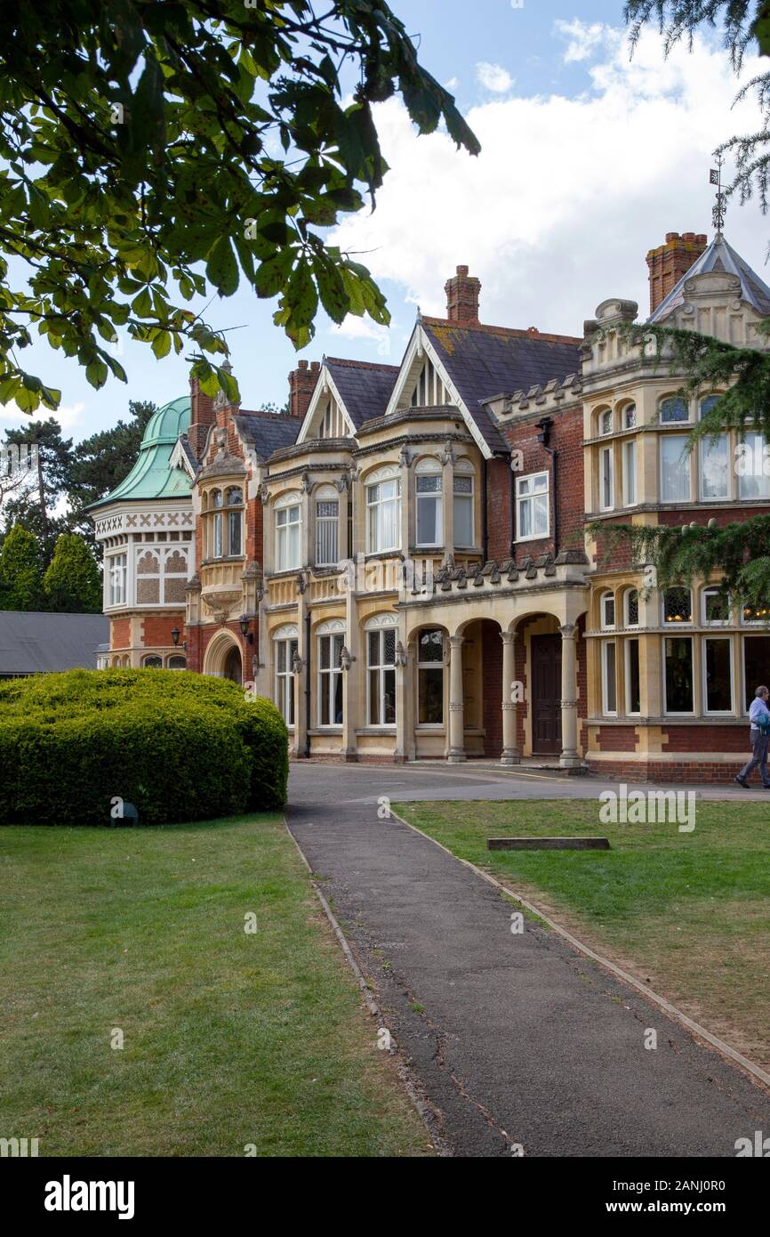 BLETCHLEY, UK - SEPTEMBER 1, 2019. Bletchley Park the home of British ...