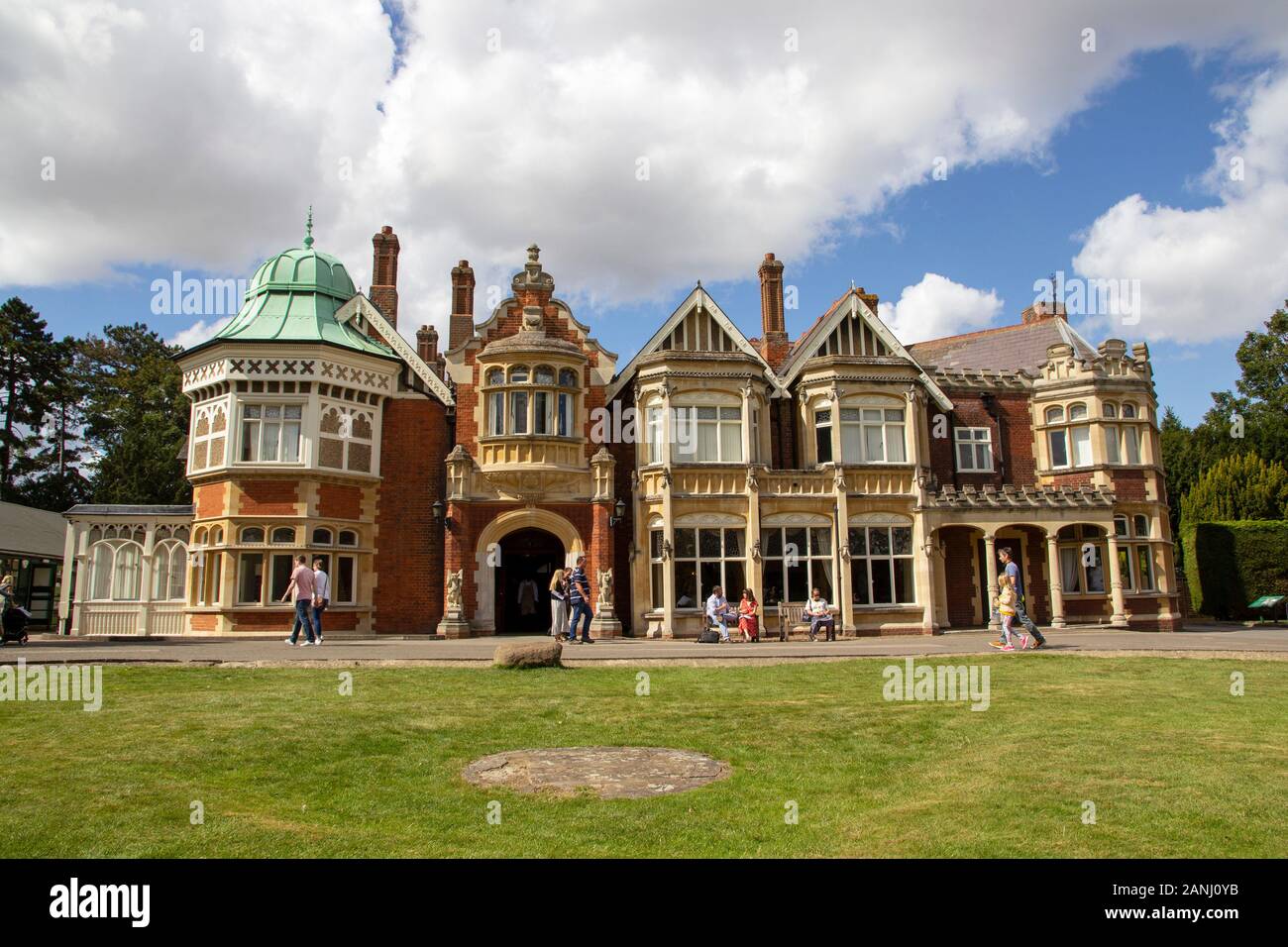 BLETCHLEY, UK - SEPTEMBER 1, 2019. Bletchley Park the home of British ...