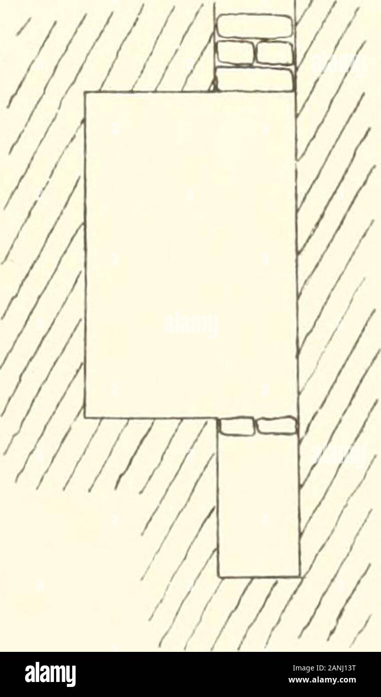 Meydum and Memphis (III) . /mMw////Mw////m N. & S. SECTiON OF CHAMBER ...