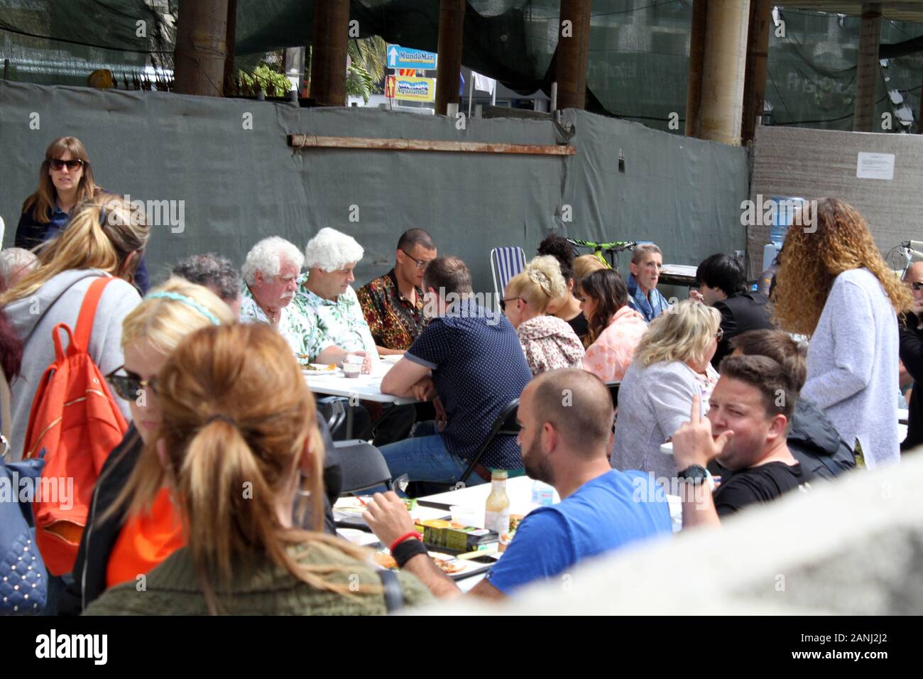 Cast of Benidorm series 10 lunch Break pics jack ludlam 20/04/2017 ...