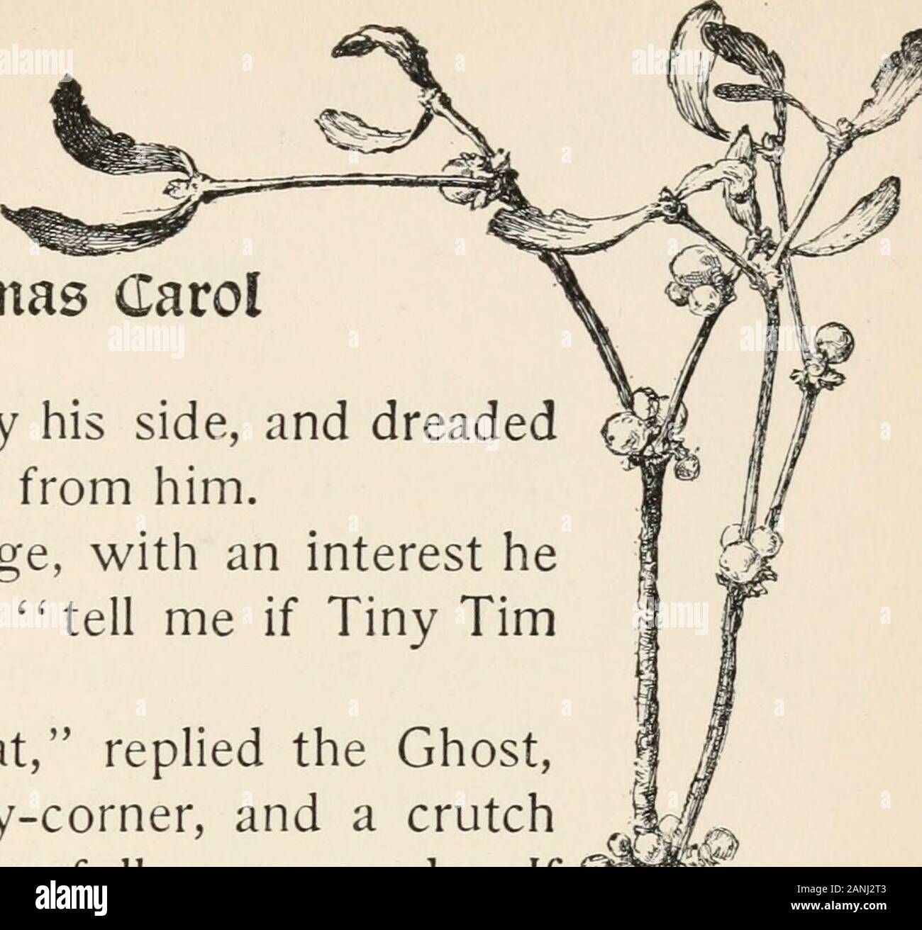 A Christmas carol . and dreadedthat he might be taken from him. Spirit ...