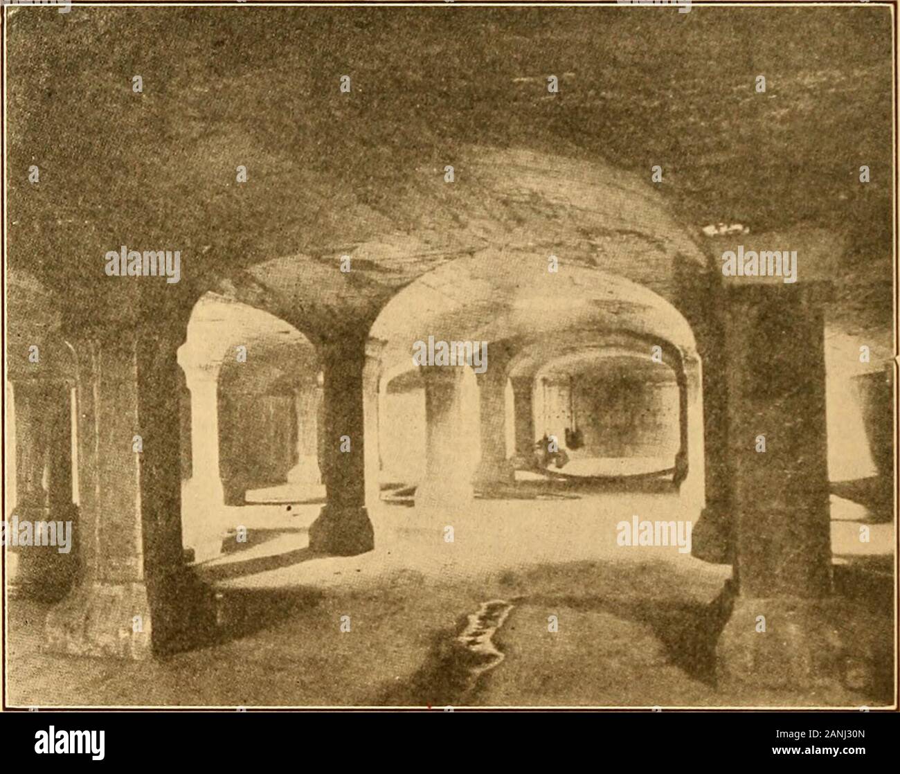 Sewage disposal . forced by old railroad iron. Inlet chamberspermit the ...