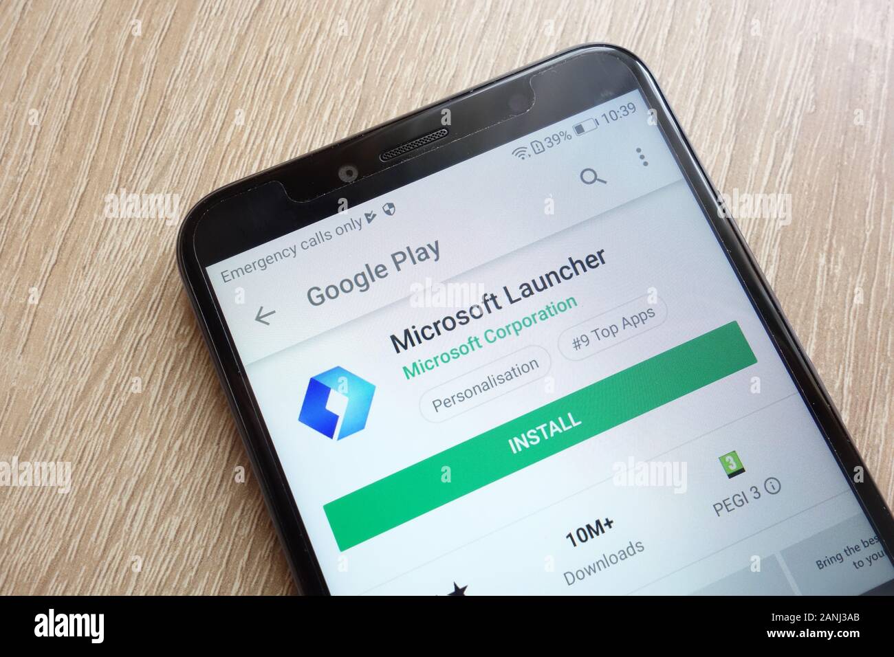 Microsoft launcher hi-res stock photography and images - Alamy
