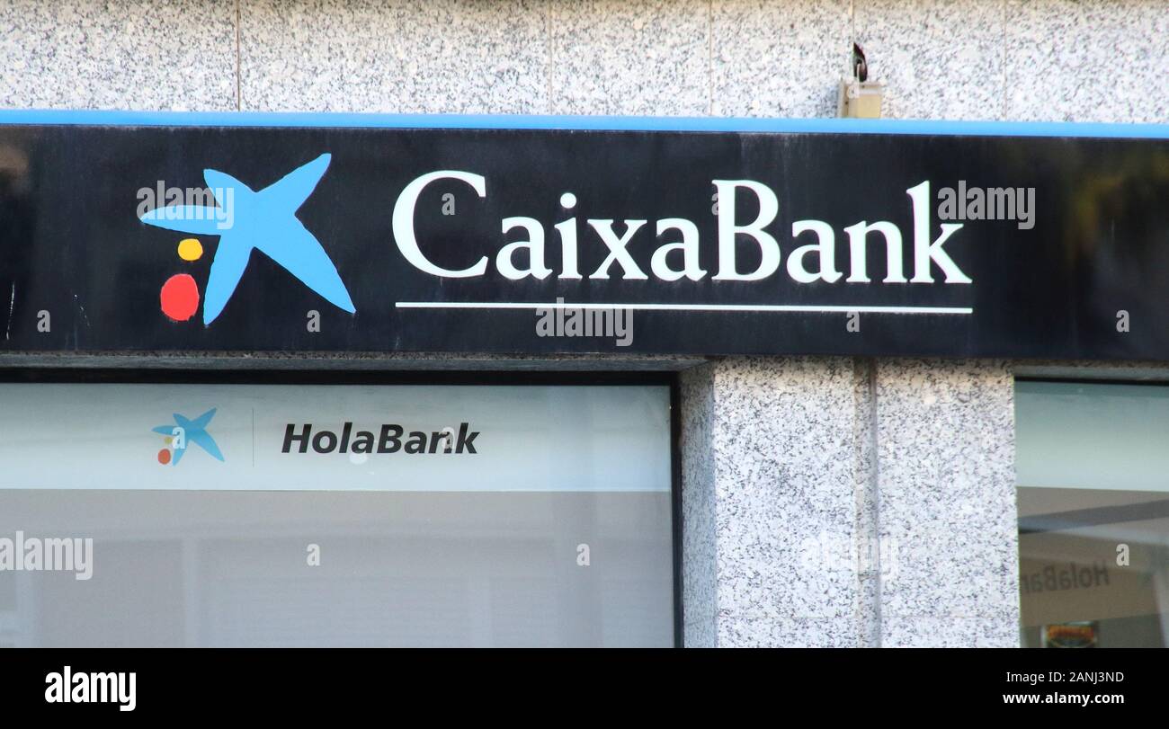 Caixa bank logo hi-res stock photography and images - Alamy