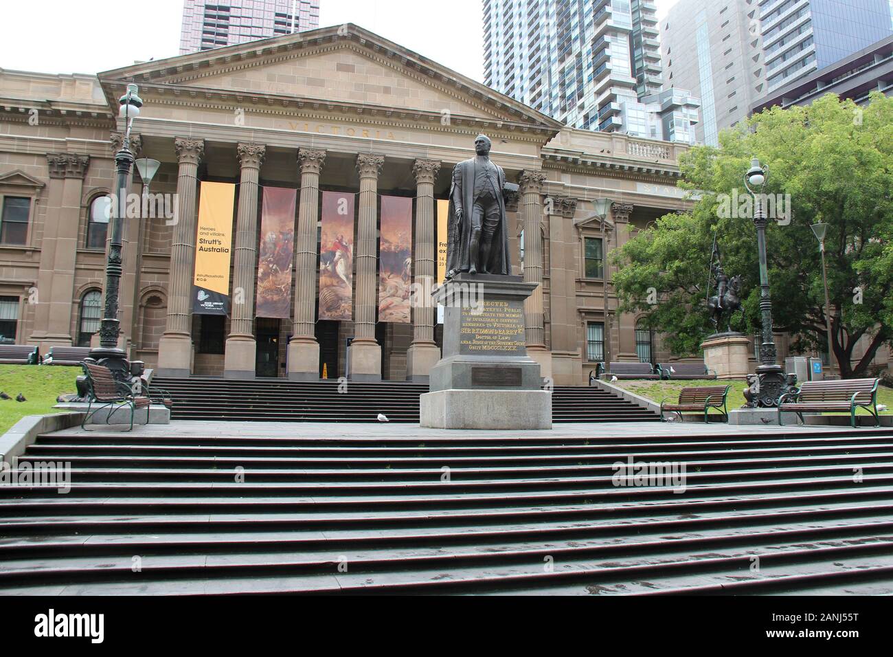 library in melbourne (australia Stock Photo - Alamy