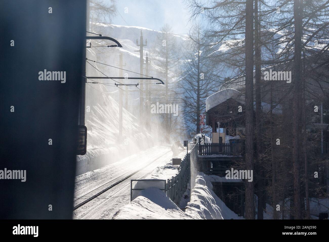 Swiss mountain railway hi-res stock photography and images - Alamy