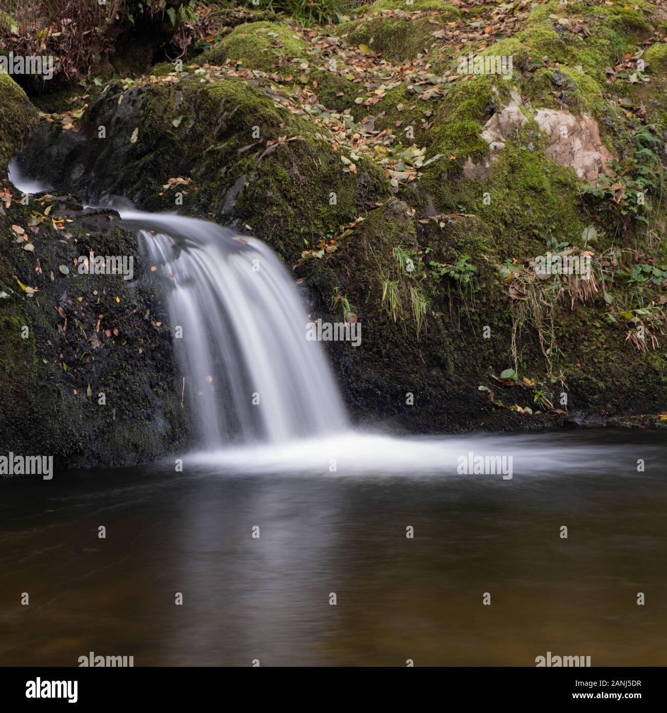 Tranquil peaceful waterfall hi-res stock photography and images - Alamy