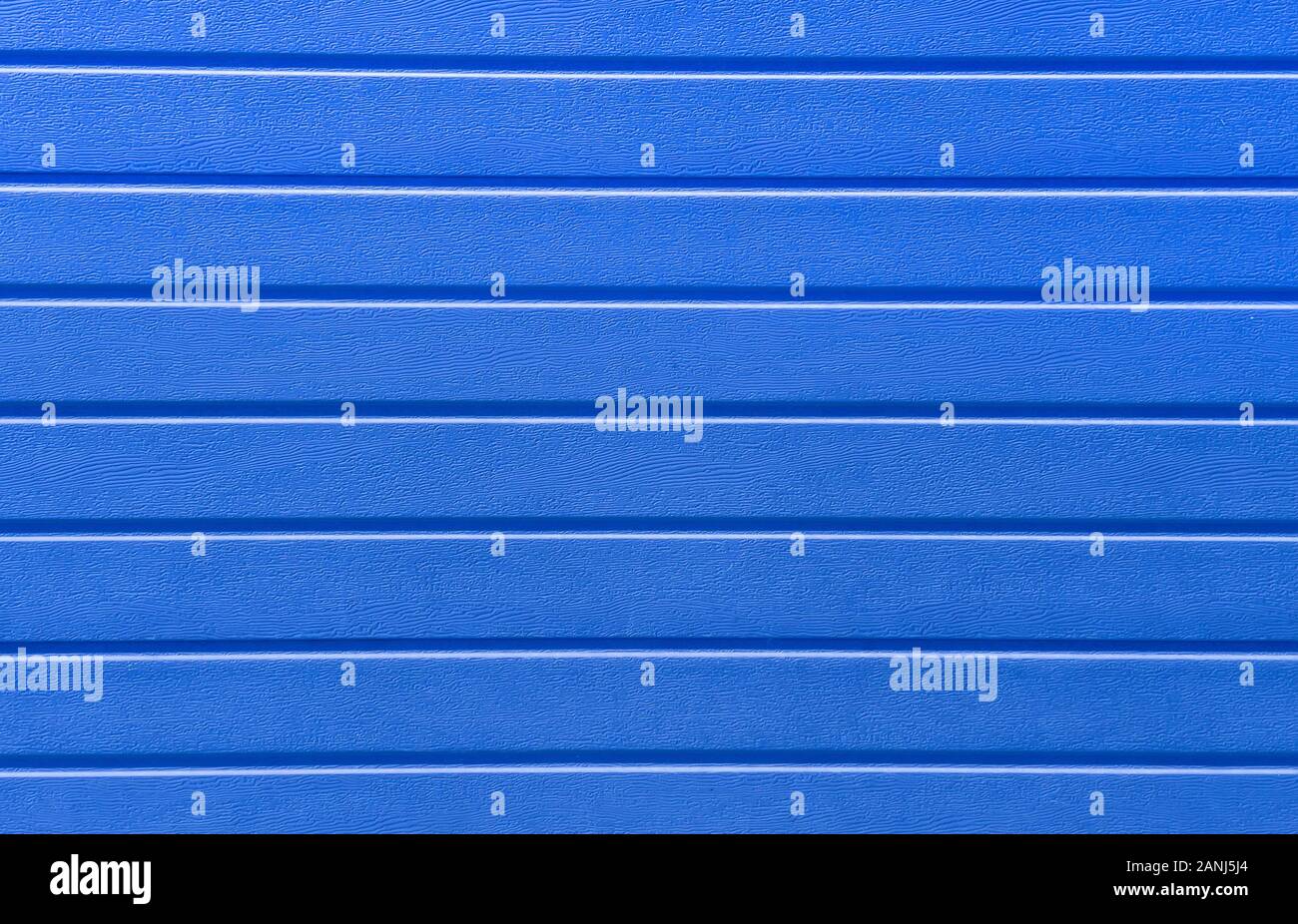 blue texture plastic lines, horizontal. Background fence surface Stock ...
