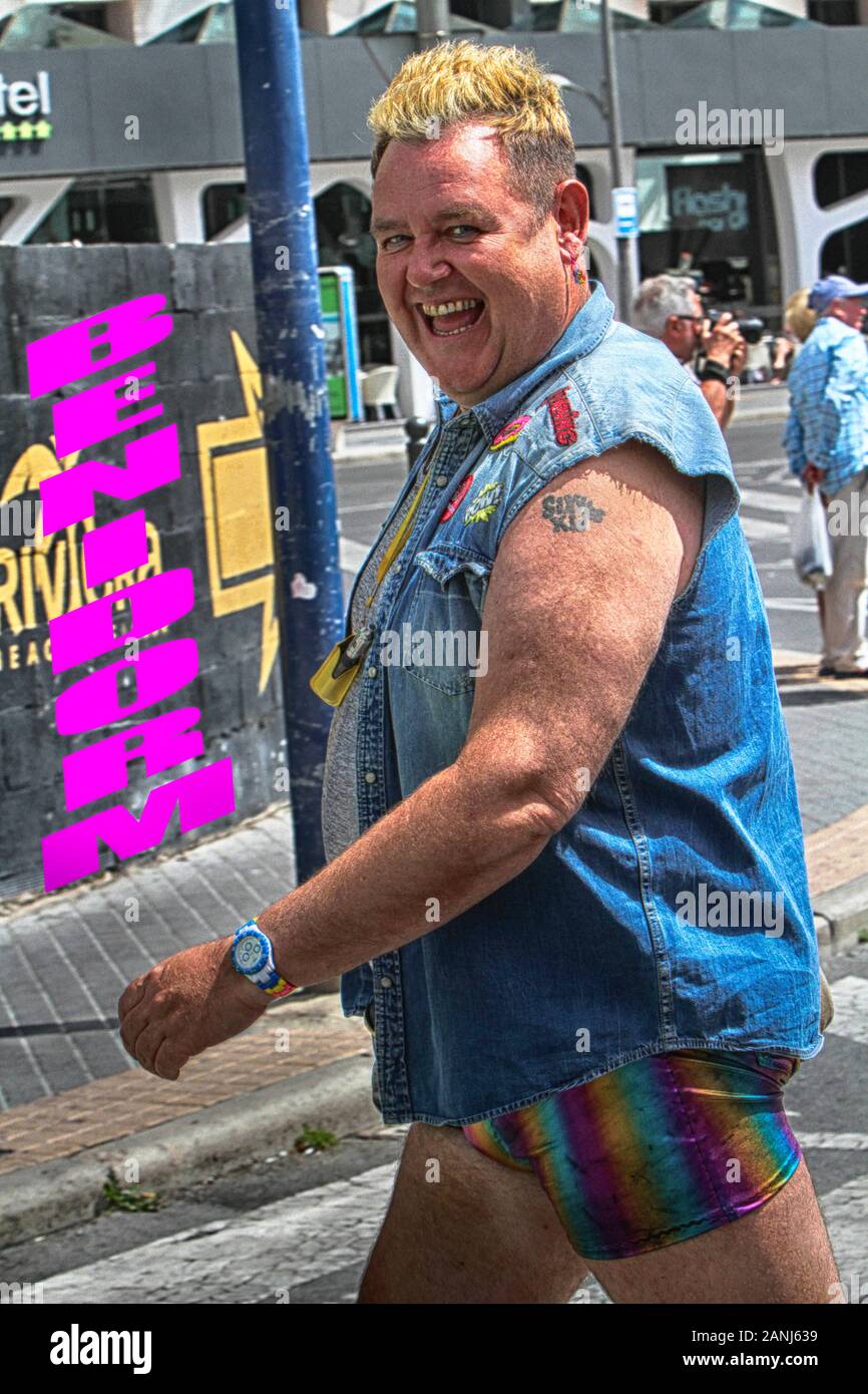 Tony Maudsley AKA KENNETH get sstuck in to the chips as he makes his ...