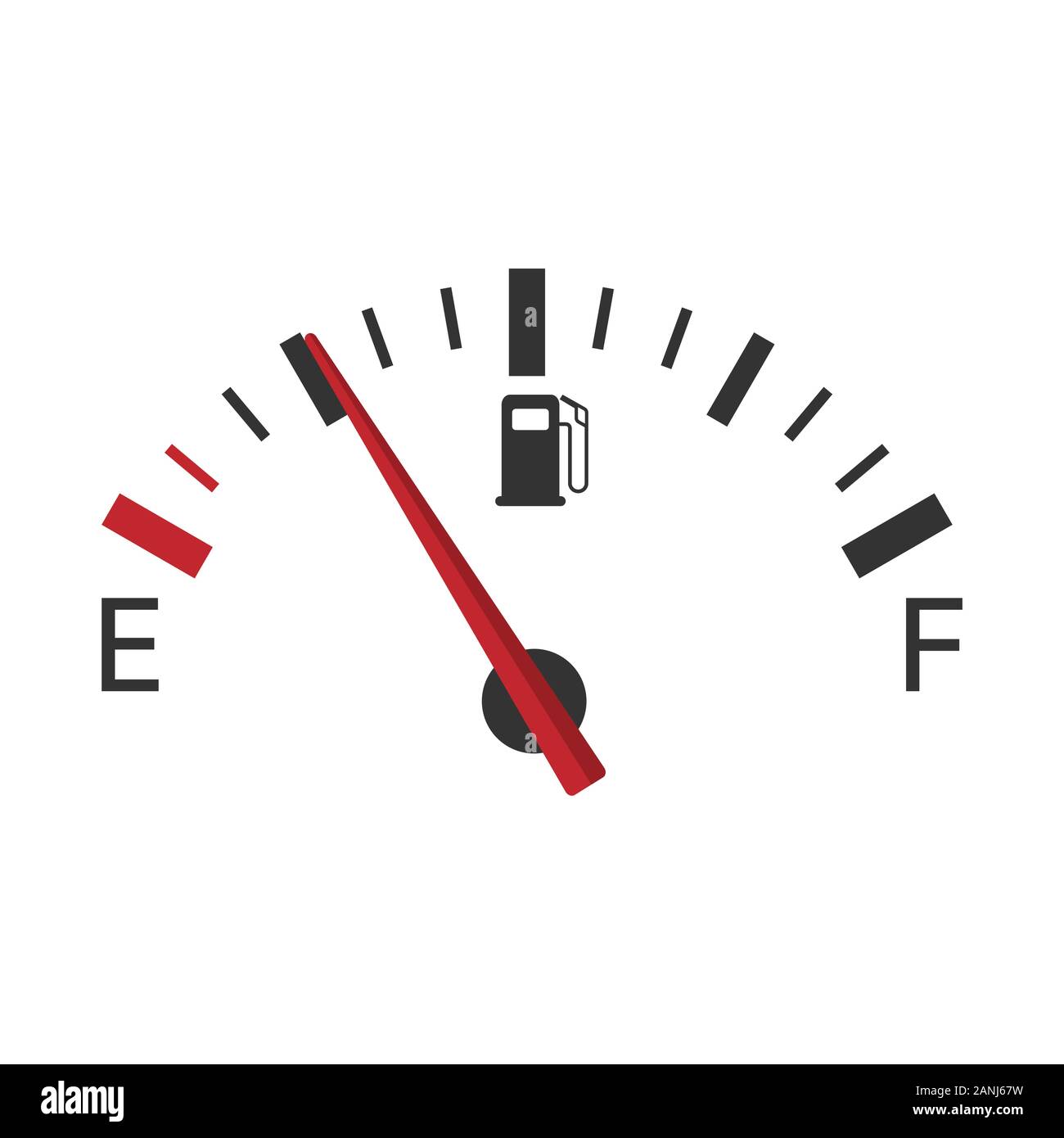 Fuel indicator. Illustration on white background for design ,Empty ... Fuel indicator. Illustration on white background for design ,Empty ...