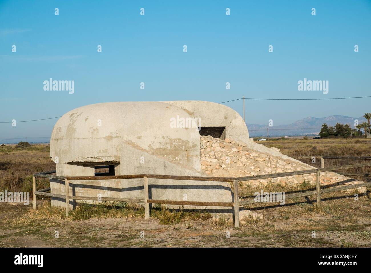 Old Spanish bunker for the times of the Civil War Stock Photo - Alamy