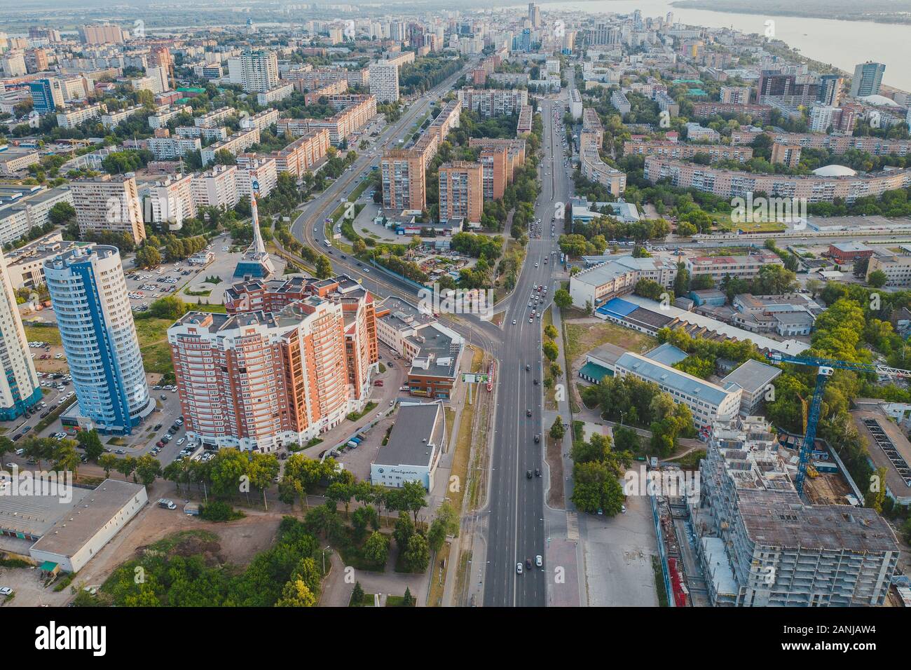 Samara city view Stock Photo - Alamy