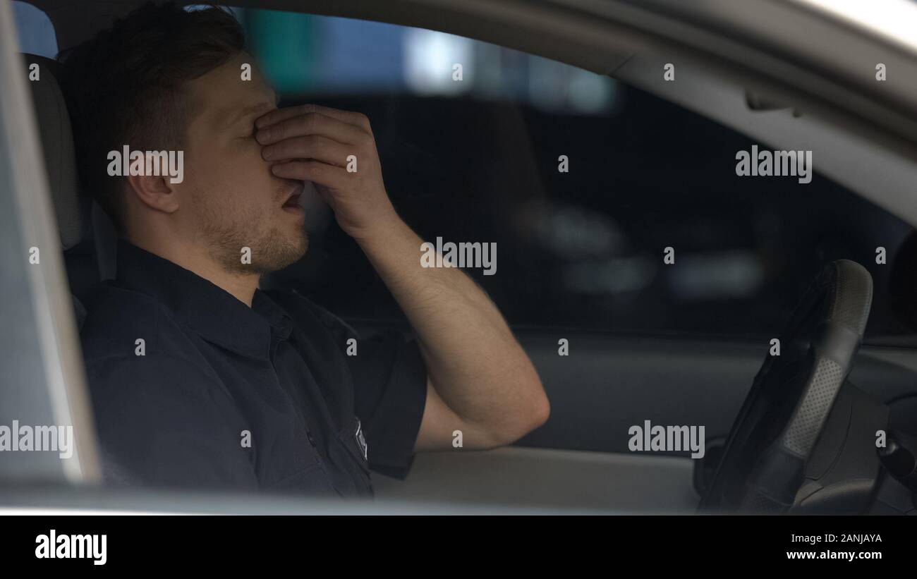 Police cop car burnout hi-res stock photography and images - Alamy