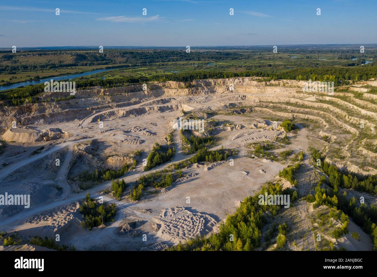 Old stone quarry Stock Photo - Alamy