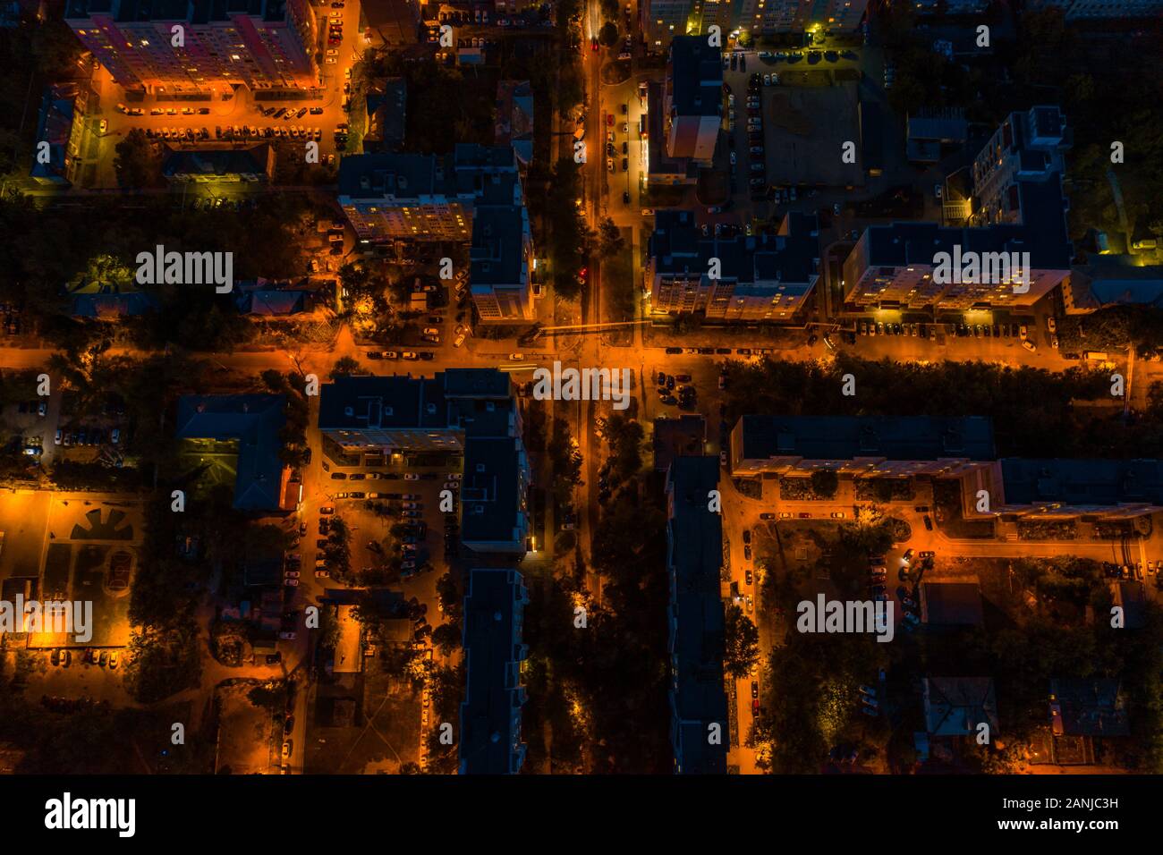 Aerial city view Stock Photo - Alamy