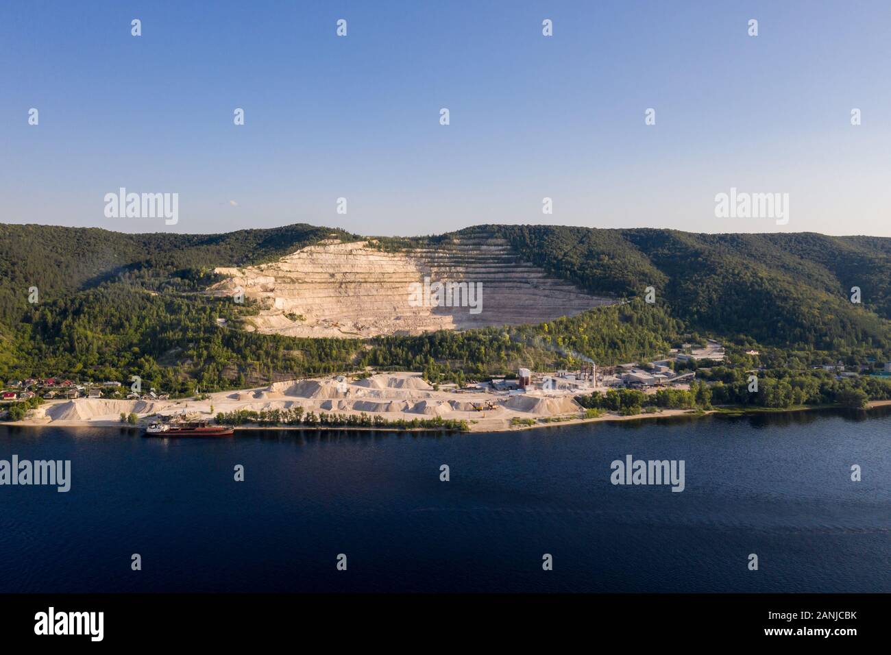 Old stone quarry Stock Photo - Alamy