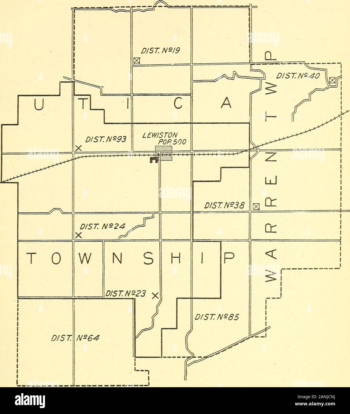 Consolidated rural schools and organization of a county system . LEGEND ...