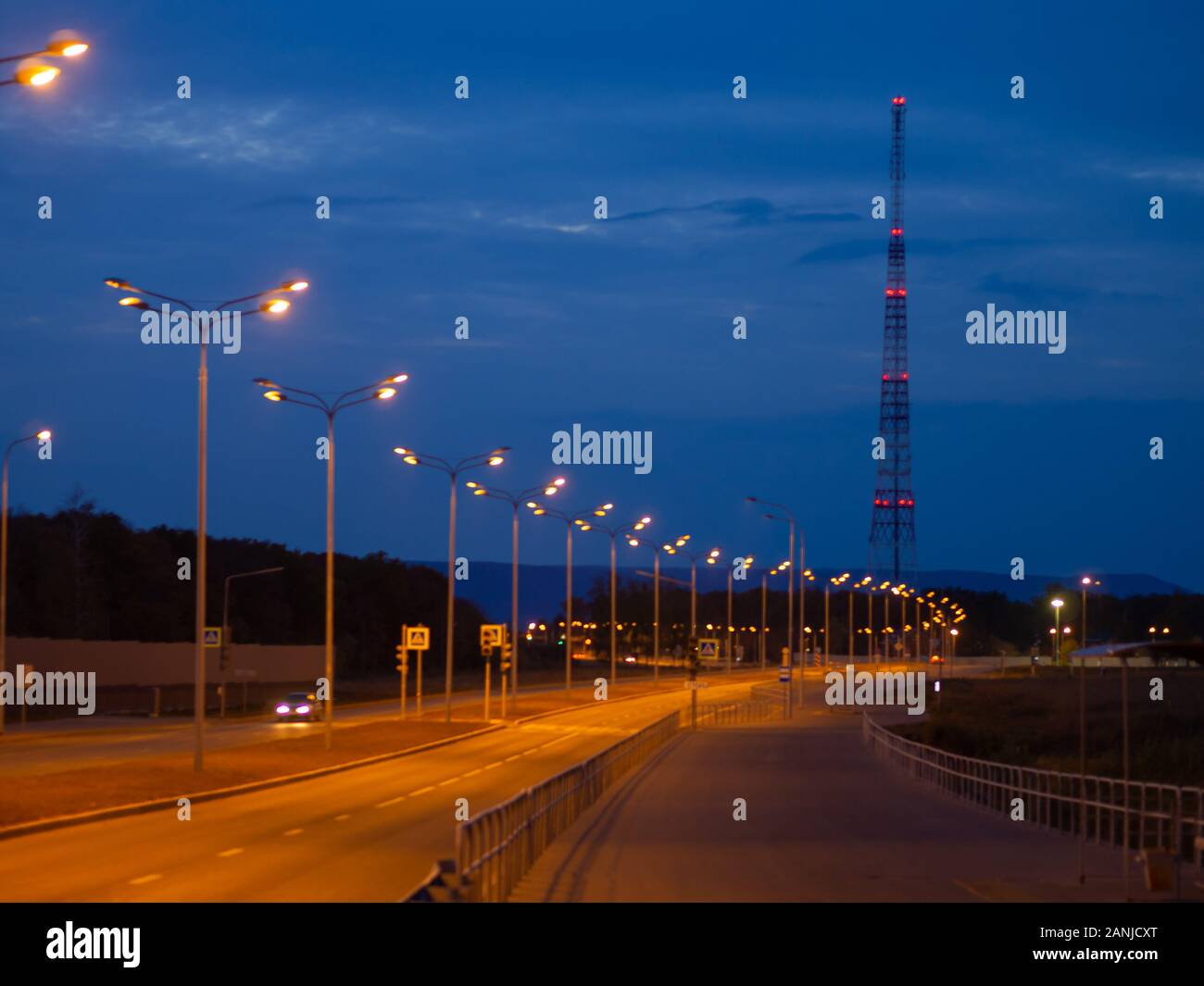 Tower of the telecom building hi-res stock photography and images - Alamy