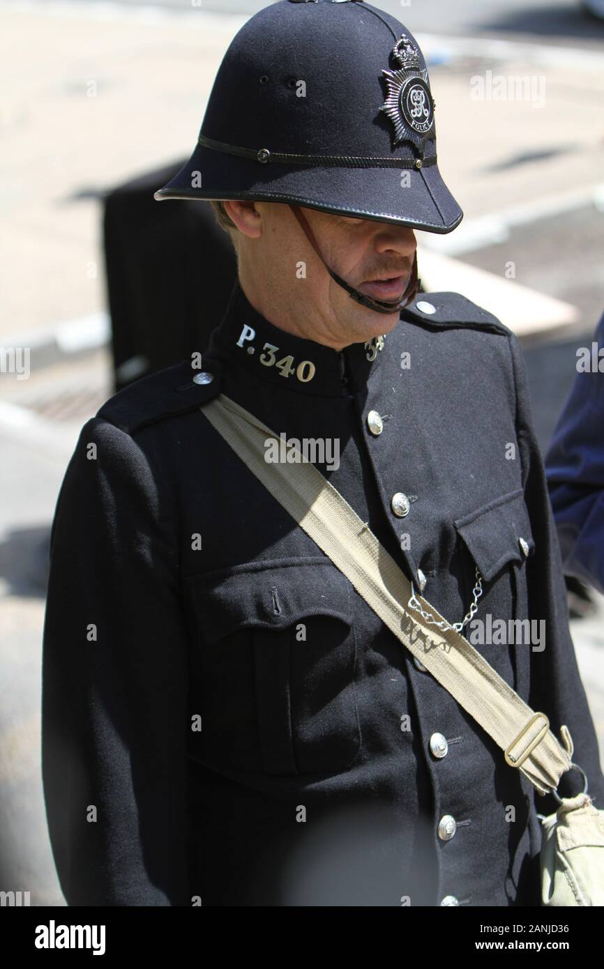 Old fashioned policeman hi-res stock photography and images - Alamy