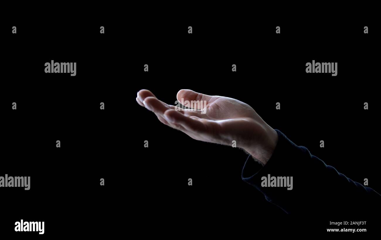 Begging for gift hi-res stock photography and images - Alamy