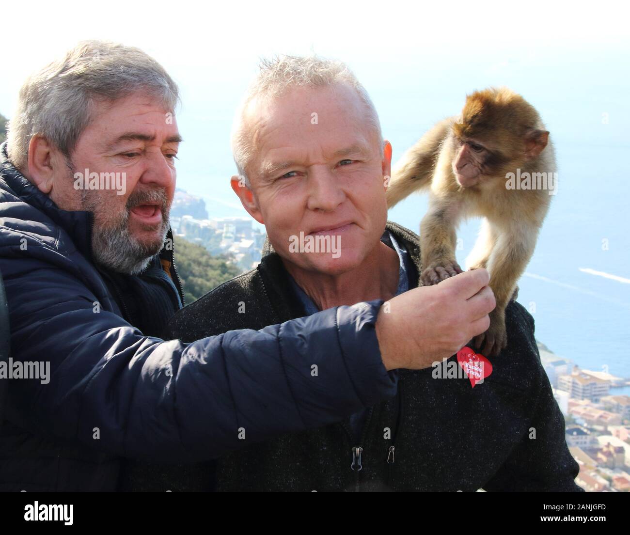 Macaques with tourists hi-res stock photography and images - Alamy